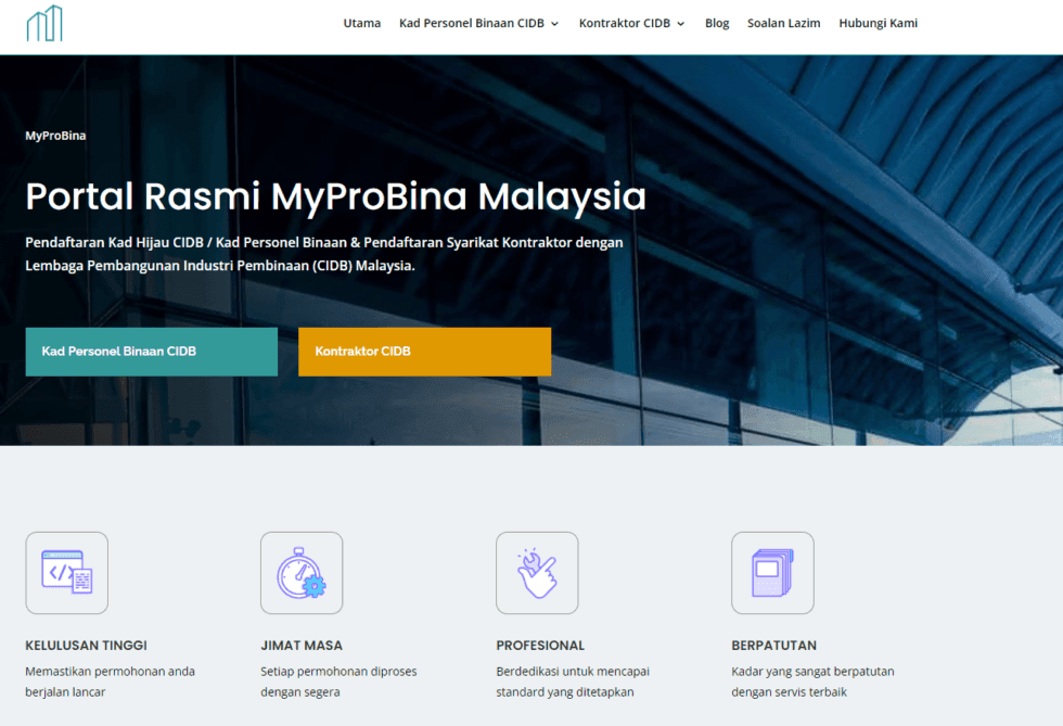 How To Apply Foreigner CIDB Green Card - MyProBina.com