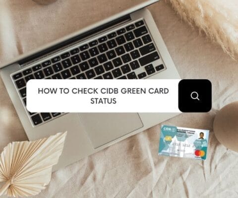 How To Check CIDB Online Green Card Status? - MyProBina.com